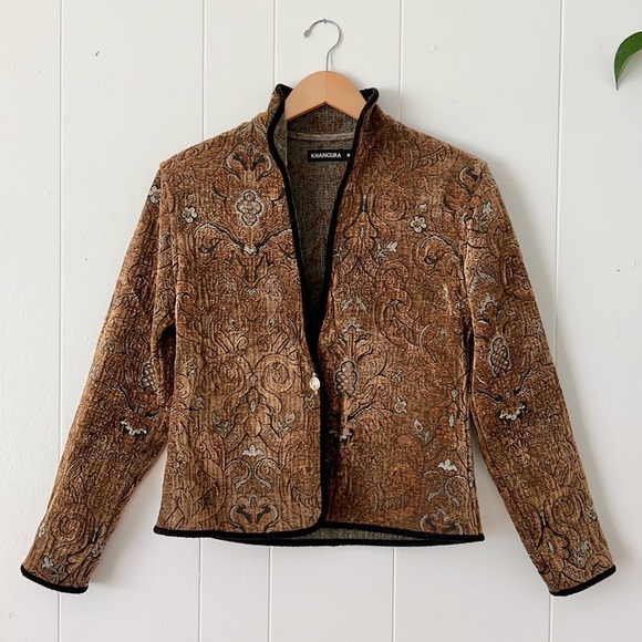 Vintage America | Jackets & Coats | Vintage Khangura Textured Woven ...